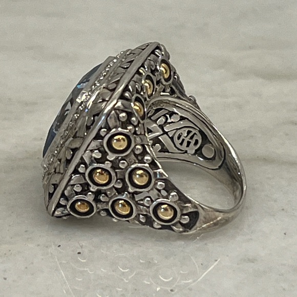 John Hardy | Jewelry | John Hardy Batu Sari Blue Topaz And Diamond ...